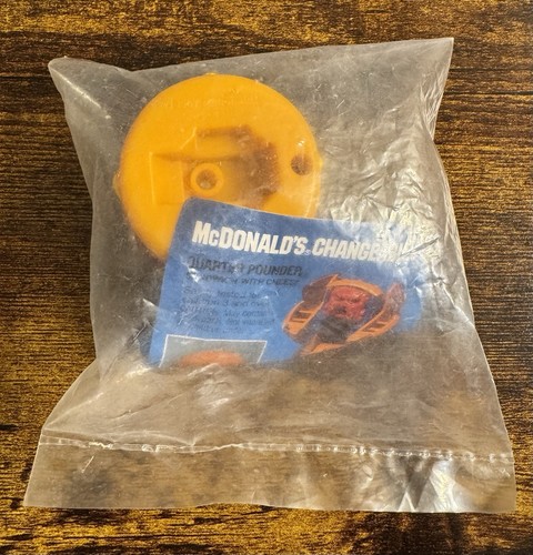1987 McDonalds Changeables Happy Meal Toy~Quarter Pounder~Preowned ...