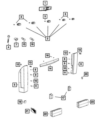 Genuine Mopar Nut 68100472AA | eBay