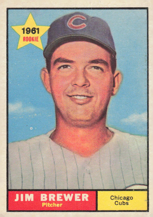 1961 Topps #317 Jim Brewer | eBay