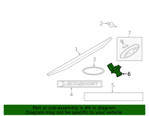 Genuine Ford Rear Camera KB3Z-19G490-B | eBay