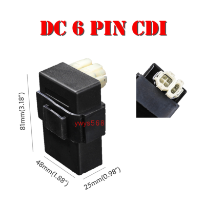 DC 6PIN CDI BOX IGNITION FOR POLARIS ATV QUAD BIKE BUGGY 4 WHEELER 90CC ...