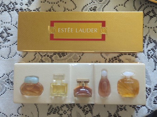 Estee Lauder SMALL WONDERS Lot of 5 Miniatures Mini Perfumes Box Set | eBay