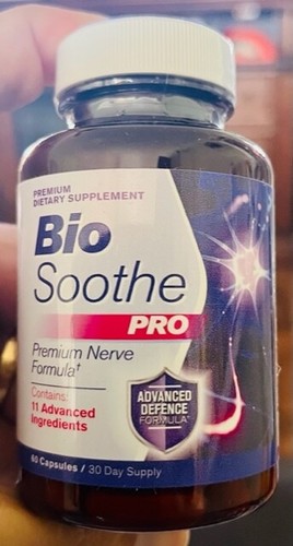 Bio Soothe PRO - Premium Nerve Formula Dietary Supplement (60 Capsules ...