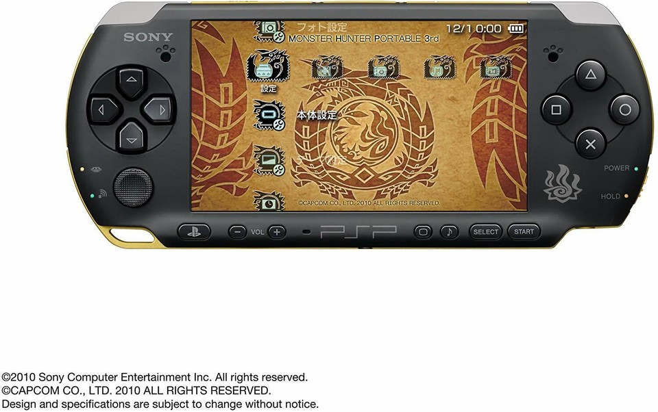 PSP Monster Hunter 3Rd Hunters Model 3000 MHB Console No Battery ...