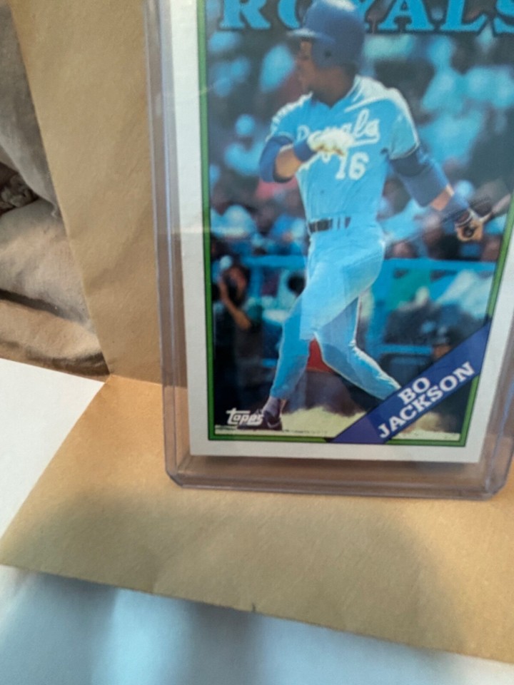 Bo Jackson Royals Topps 1988 Rare Error Card #750 | eBay