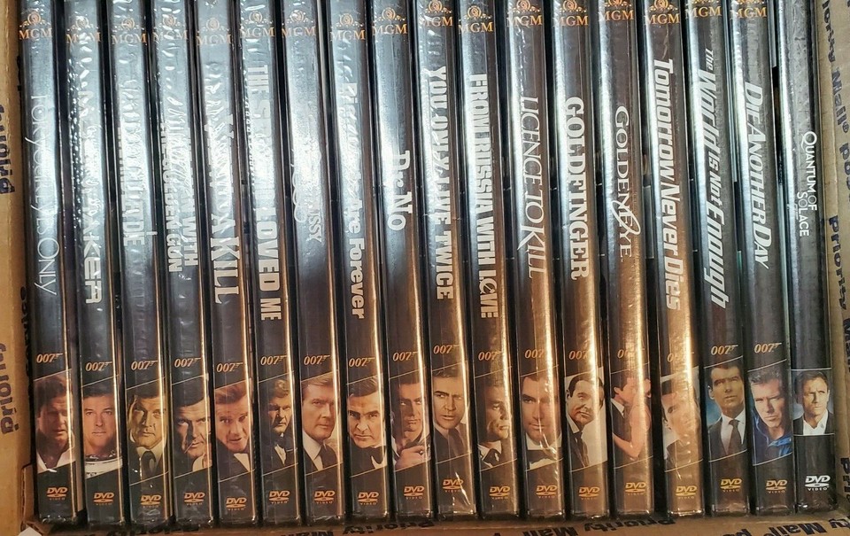 007 SET OF 19 JAMES BOND COLLECTION DVD+NO TIME TO DIE DVD | eBay