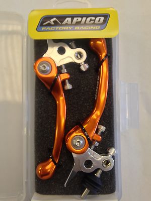 KTM SX85 SX 85 2013 FLEXI FLEXIBLE LEVER LEVERS SET ORANGE | eBay