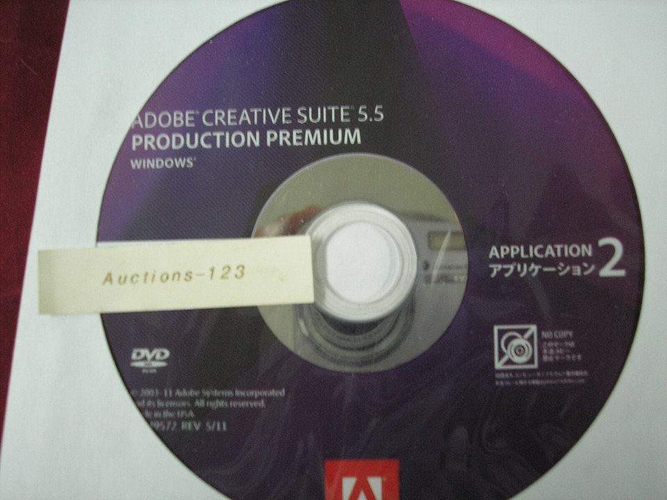 Adobe Creative Suite CS5.5 Production Premium Windows Full Retail DVDs ...