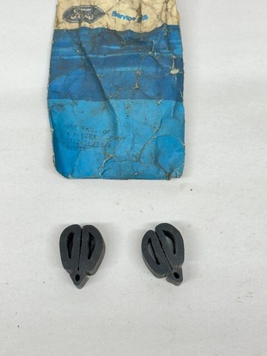 NOS Ford C7AZ-16758-A Hood Bumpers (2 Pieces) – 1967 Galaxie LTD Custom ...