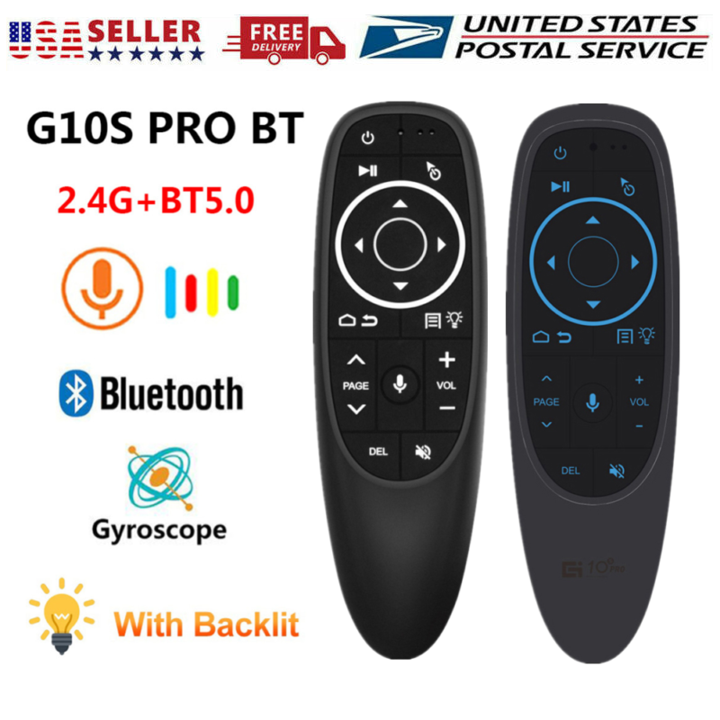 G10S Pro Voice Remote Control 2.4G + Bluetooth Wireless IR Air Mouse ...