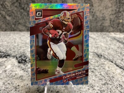 2021 Donruss Optic Clinton Portis Rocket Emoji Holo Prizm Redskins ...