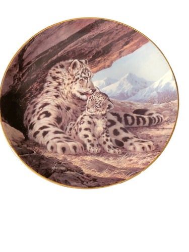 The Snow Leopard Last of Their Kind: Endangered Species Plate - Will ...