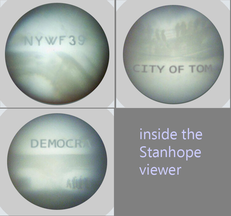 extremely rare 1939 worlds fair trylon/perisphere ste… - Gem