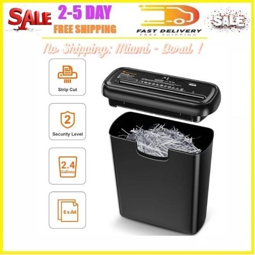 Commercial Office Shredder Paper Destroy Strip-Cut Heavy Duty CD DVD ...