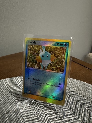 Pokemon TCG - Mudkip Reverse Holo Card - EX Ruby & Sapphire 59/109- NM ...
