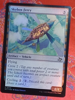 FOIL Skybox Ferry Aetherdrift Magic The Gathering MTG CCG Card Artifact Vehicle | eBay