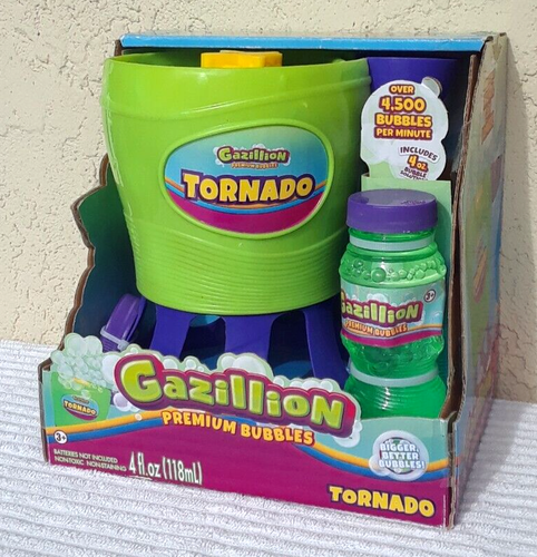 Gazillion Premium Bubbles Tornado Machine Bubble Blower 4500 Per Minute ...