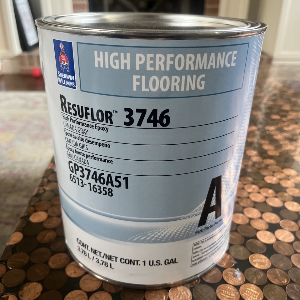 Sherwin Williams Resuflor 3746 Part A Canada Gray 1 Gallon | eBay