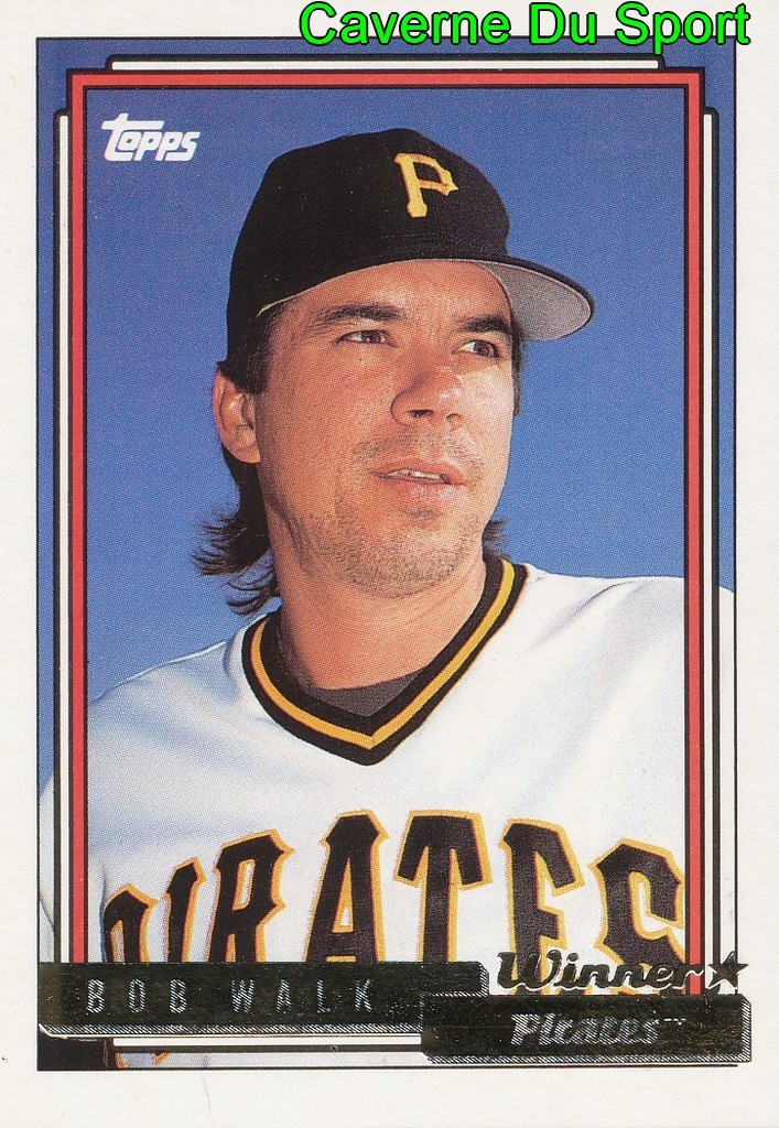 486 BOB WALK PIRATES TOPPS GOLD WINNER BASEBALL CARD 1992 | eBay