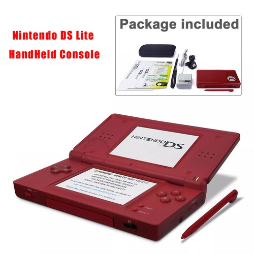 Nintendo DS Lite HandHeld Console System play DS/DSL/DSi/GBA games-Red ...