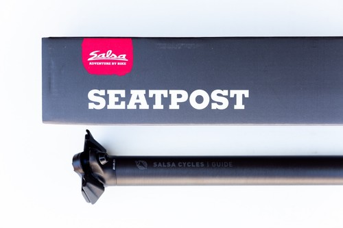 Salsa Guide Carbon Seatpost, 27.2 x 400mm, 0mm Offset, Black | eBay