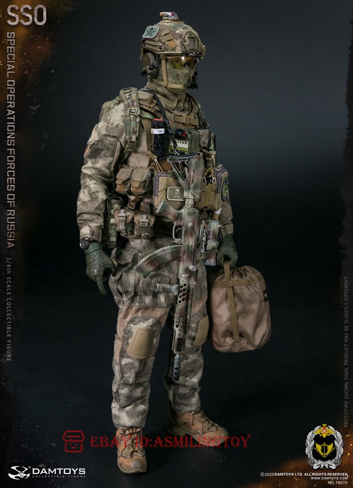 DAMTOYS Dam 78075 SPECIAL OPERATIONS FORCES OF RUSSIA 1/6 ACTION FIGURE ...
