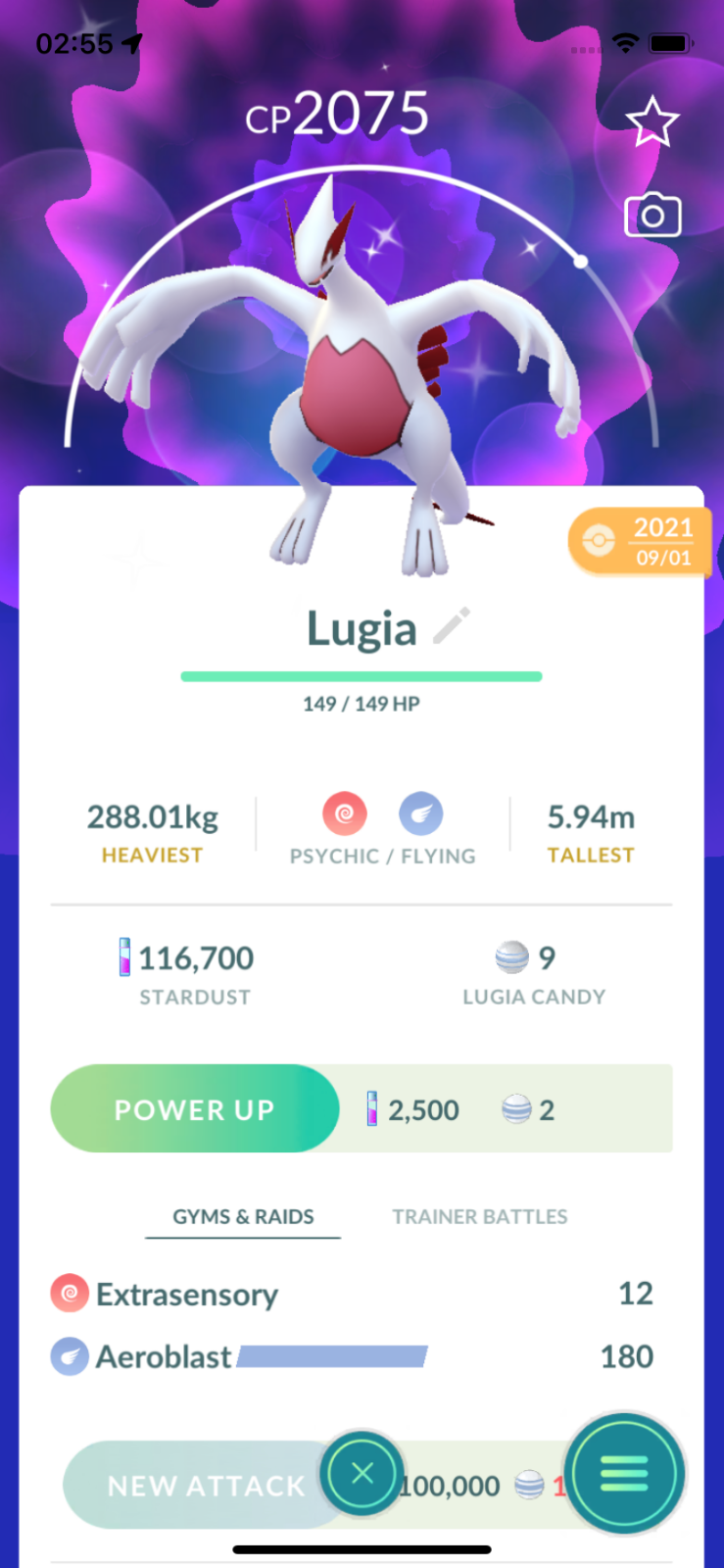 Pokemon Shiny Lugia ! Registered or Unregistered ! 30 Days Friendship ...