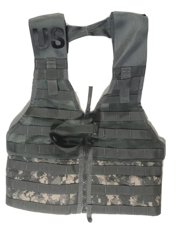 USGI Military Surplus Tactical Fighting Load Carrier FLC Vest MOLLE II ...