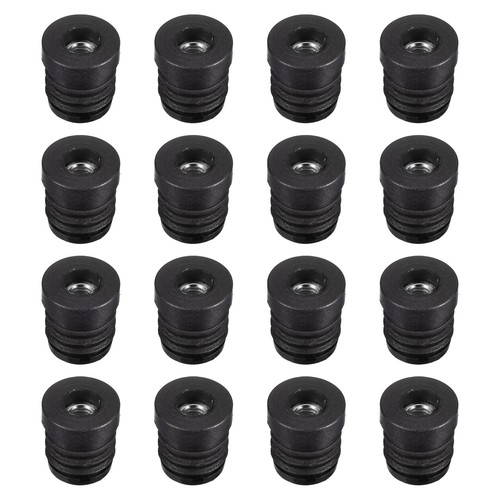 24Pcs 19mm/0.75" Caster Insert with Thread, Round M6 Thread for ...