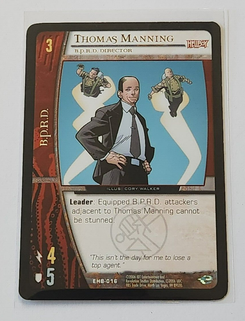 2006 VS SYSTEM THOMAS MANNING B.P.R.D. DIRECTOR HELLBOY | eBay