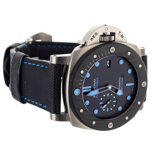 Panerai Submersible Black Unisex Adults Watch - PAM00799 for sale ...