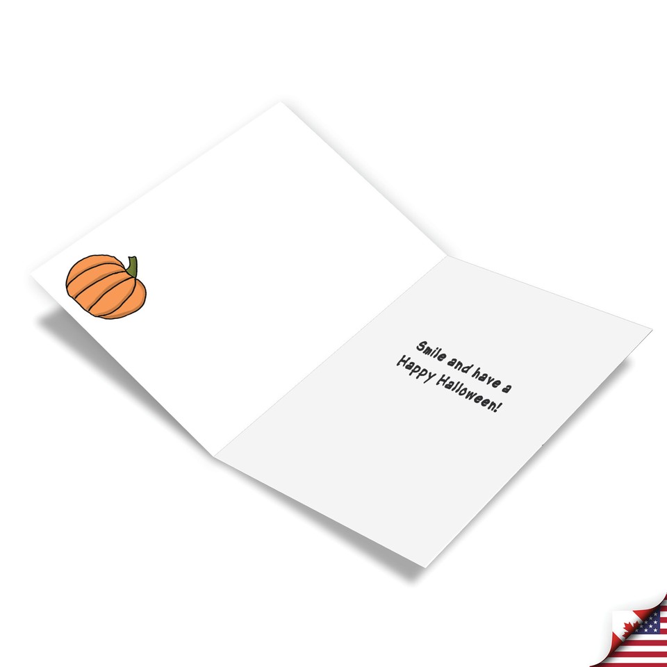12 Funny Halloween Greeting Cards Set 5"x7" w/ Envelopes(1 Design ...