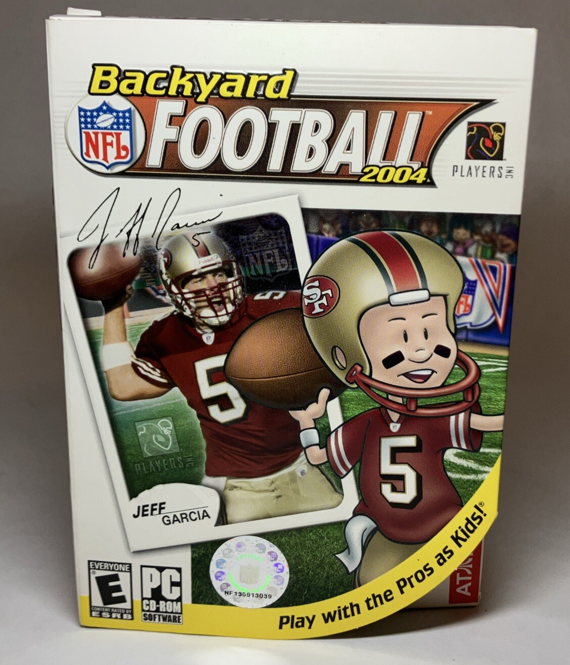 Backyard Football Game ‘04 Atari PC CD-ROM NFL Jeff Garcia Rated E ...