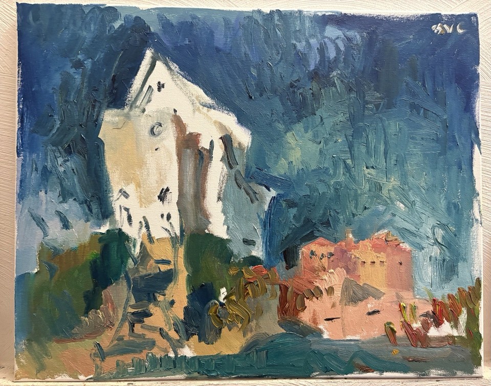 Gothic American Surrealism Plein Air Oil Painting On Canvas 16”x20” Original BVC | eBay