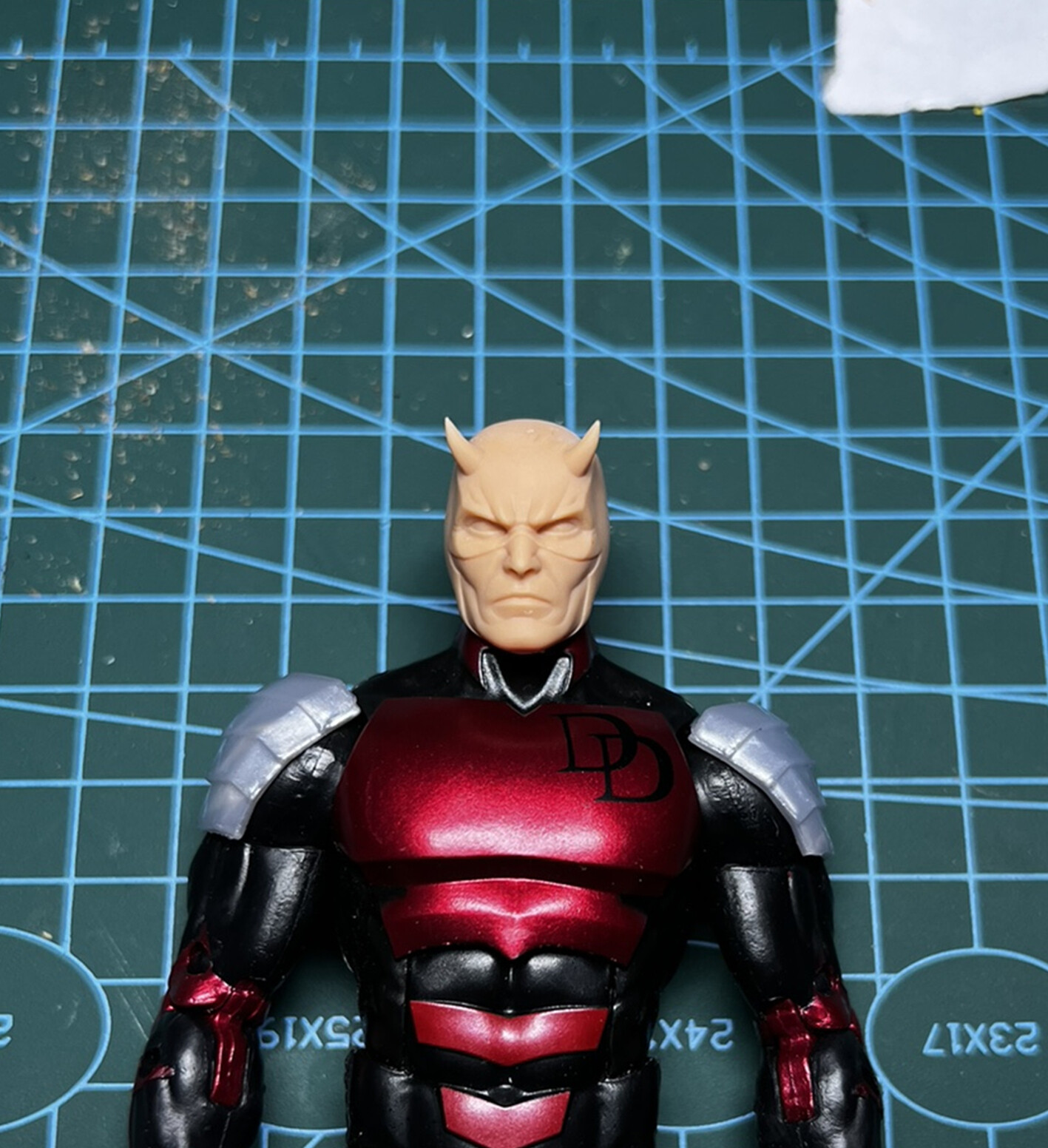 1/12 Unpainted Comics Ver. Daredevil Head Sculpt Fit for 6'' ML Action ...