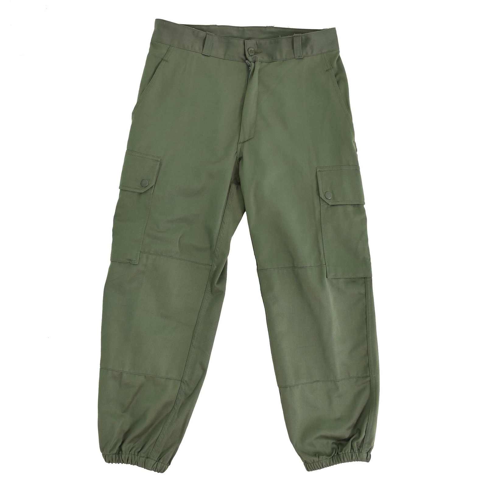 Original French army pants field troops military green BDU trousers ...
