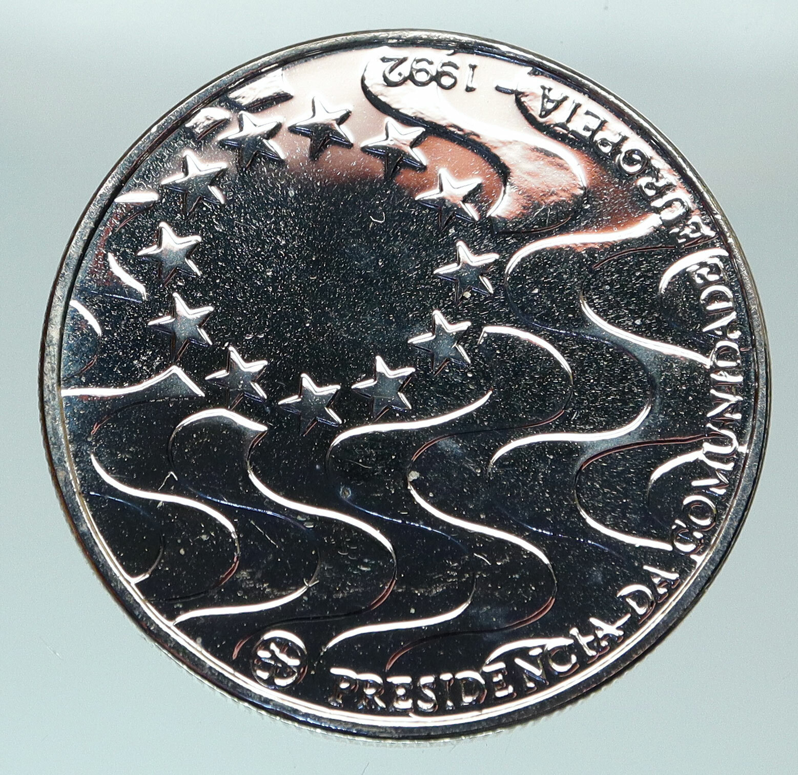 1992 PORTUGAL European Community Presidency Proof Silver 200 Escudos ...