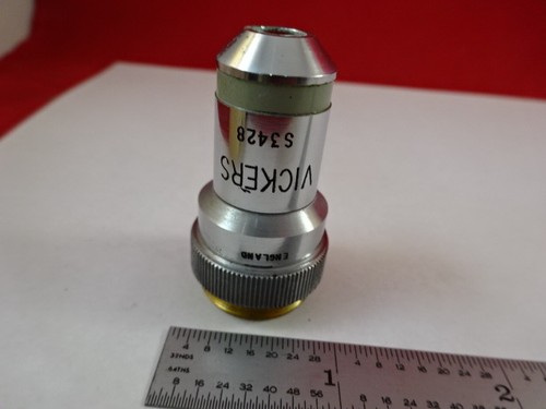 OBJECTIVE 10X VICKERS ENGLAND OPTICS MICROSCOPE PART AS PICTURED &J1-A ...