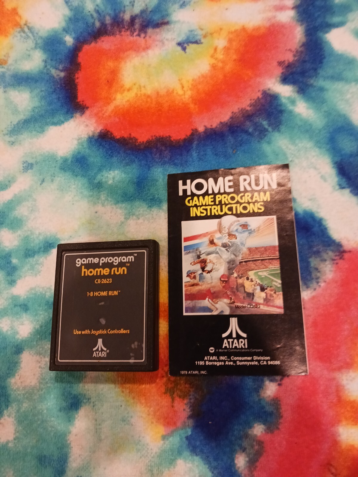 Home Run (Atari 2600, 1978) w/ Manual Tested + Working 1878 Atari Cx ...