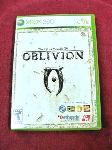 Xbox 360 Oblivion The Elder Scrolls IV Microsoft Video Game With Map no ...