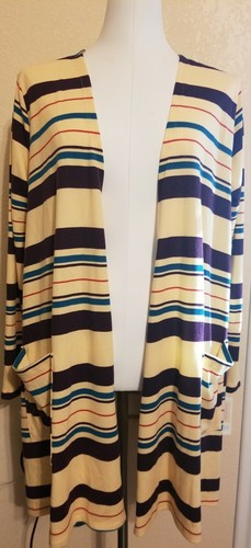 LULAROE CAROLINE WOMENS KIMONO SZ L MULTICOLOR NEW WITH TAGS | eBay