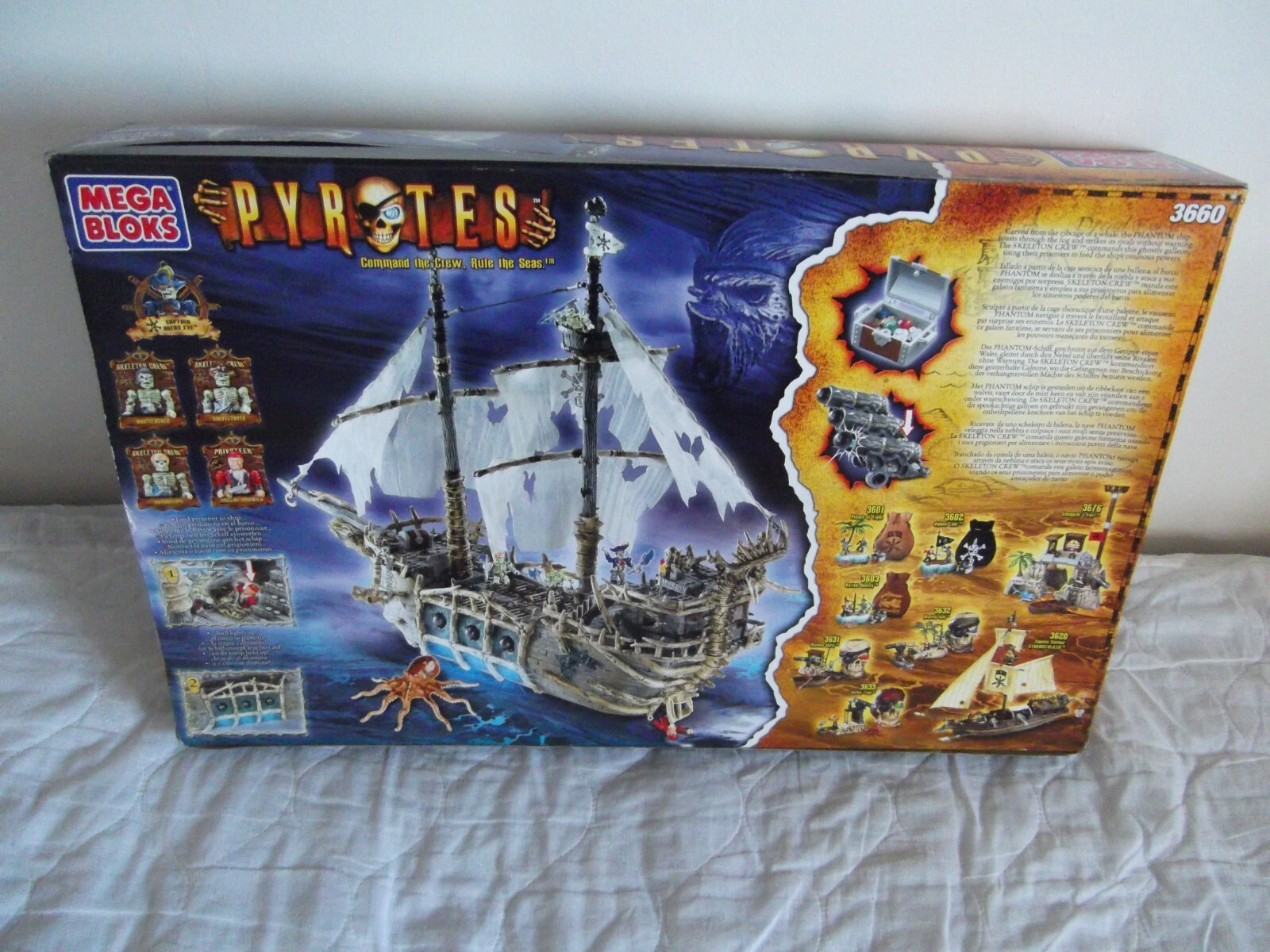 Mega Bloks Pyrates Dread Eyes Phantom Pirate Ship 3660 for sale online ...