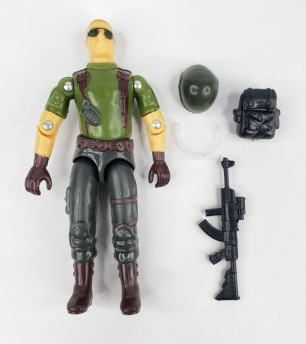 GI Joe Black Major Custom Action Soldier Army Task Force Helmet ...