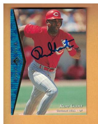 Ron Gant AUTOGRAPHED 1995 UPPER DECK SP BASEBALL CARD SIGNED CINCINNATI ...