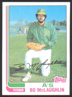1982 Topps Bo McLaughlin Oakland Athletics #217 | eBay