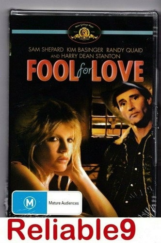 Kim Basinger+Sam Shepppard - Fool for love DVD+Sealed Region4-1985 MGM ...