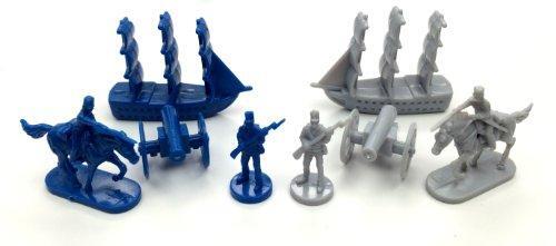 Civil War Toy Soldiers: Set of 48 Union Blue and Confederate Grey Army ...