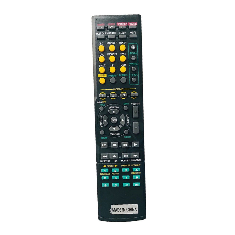 New Replace Remote For Yamaha DSP-AX2 RX-V2400RDS RAV228 WB679600 AV ...