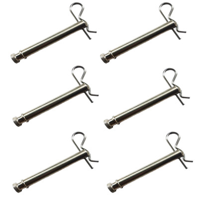 6pcs B&W Hitches TS35010 Tow and Stow Stainless Steel Receiver Hitch ...