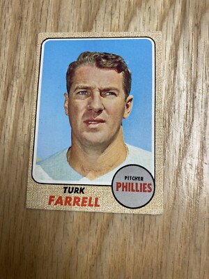 1968 Topps Baseball Turk Farrell Philadelphia Phillies Card #217 | eBay